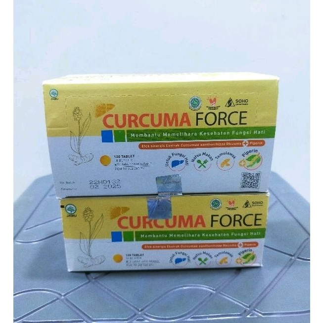 Jual Curcuma Force Box Isi 120 Tablet | Shopee Indonesia