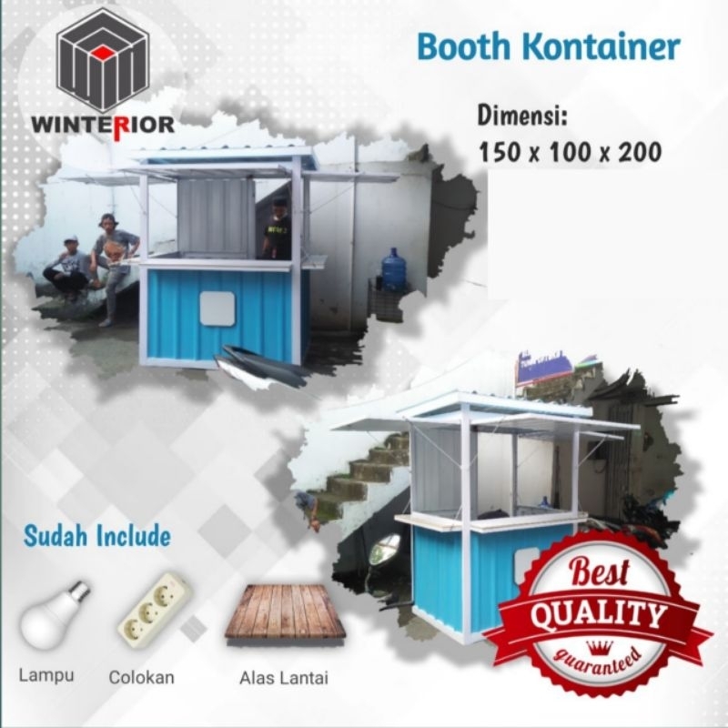 Jual Booth Container / Gerobak Jualan Angkringan / Booth Gerobak ...