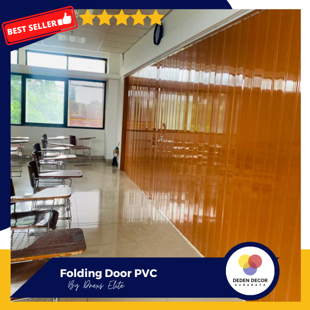 Jual PVC Folding Door / Pintu Sekat Ruangan / Pintu Geser / Anti Rayap ...