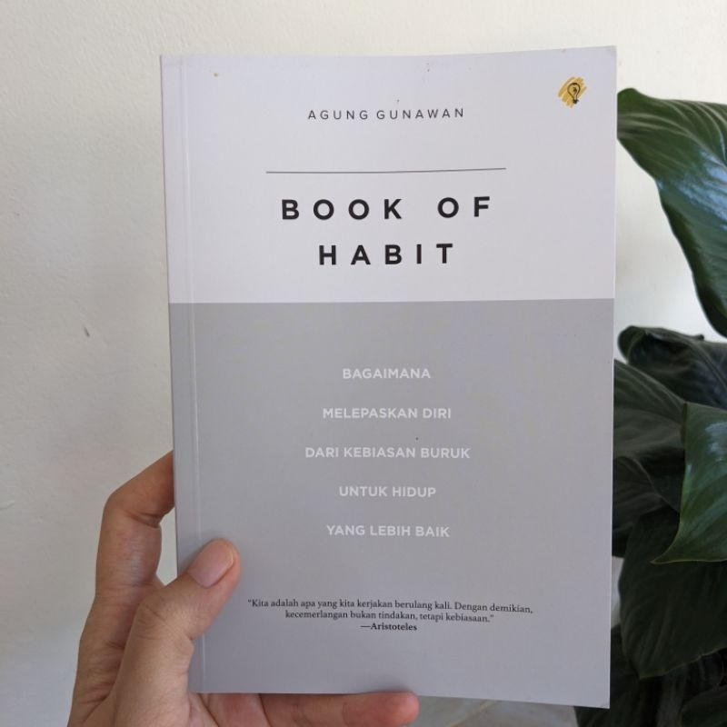 Jual buku "book of habit" agung gunawan preloved | Shopee Indonesia