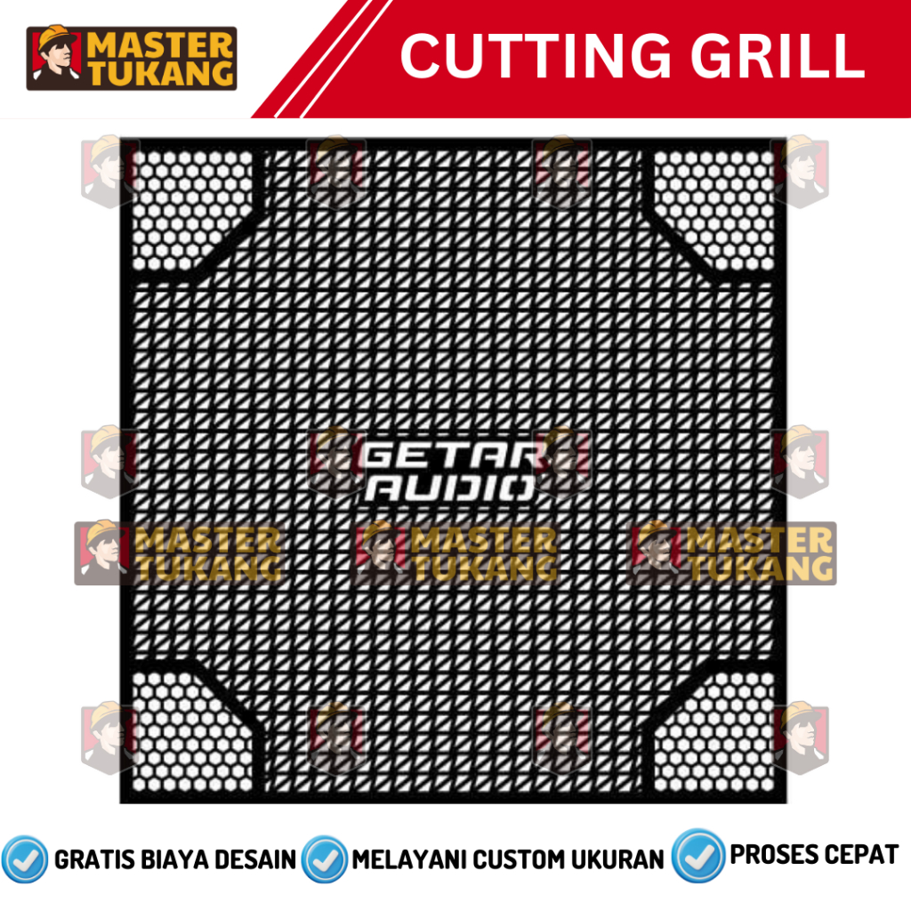 Jual Grill Sound System Model Baru Lubang Custom | Shopee Indonesia