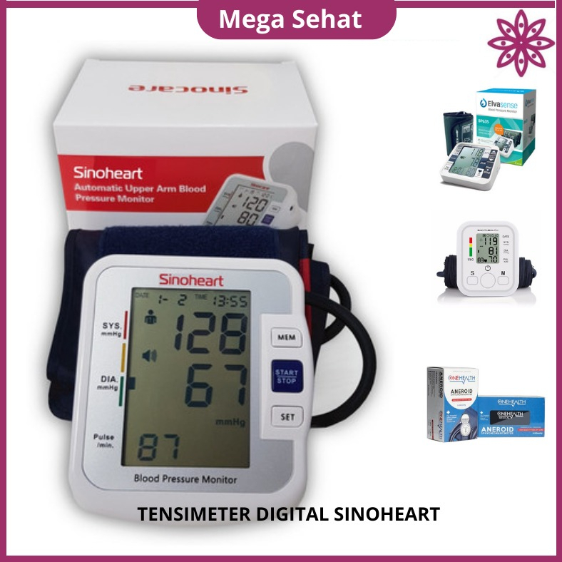 Jual Sinocare Tensimeter Digital Alat Cek Tekanan Darah | Shopee Indonesia