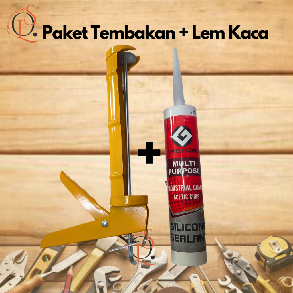 Jual HANDSOME ALAT TEMBAK LEM SILICON / TEMBAKAN LEM SEALANT KACA ...