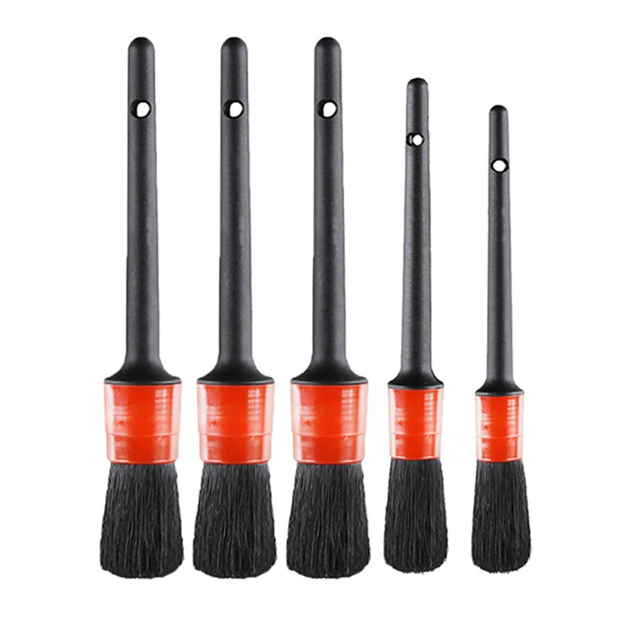 Jual Detailing Brush kuas Detailing 5 pcs dan kuas microfiber hijau ...