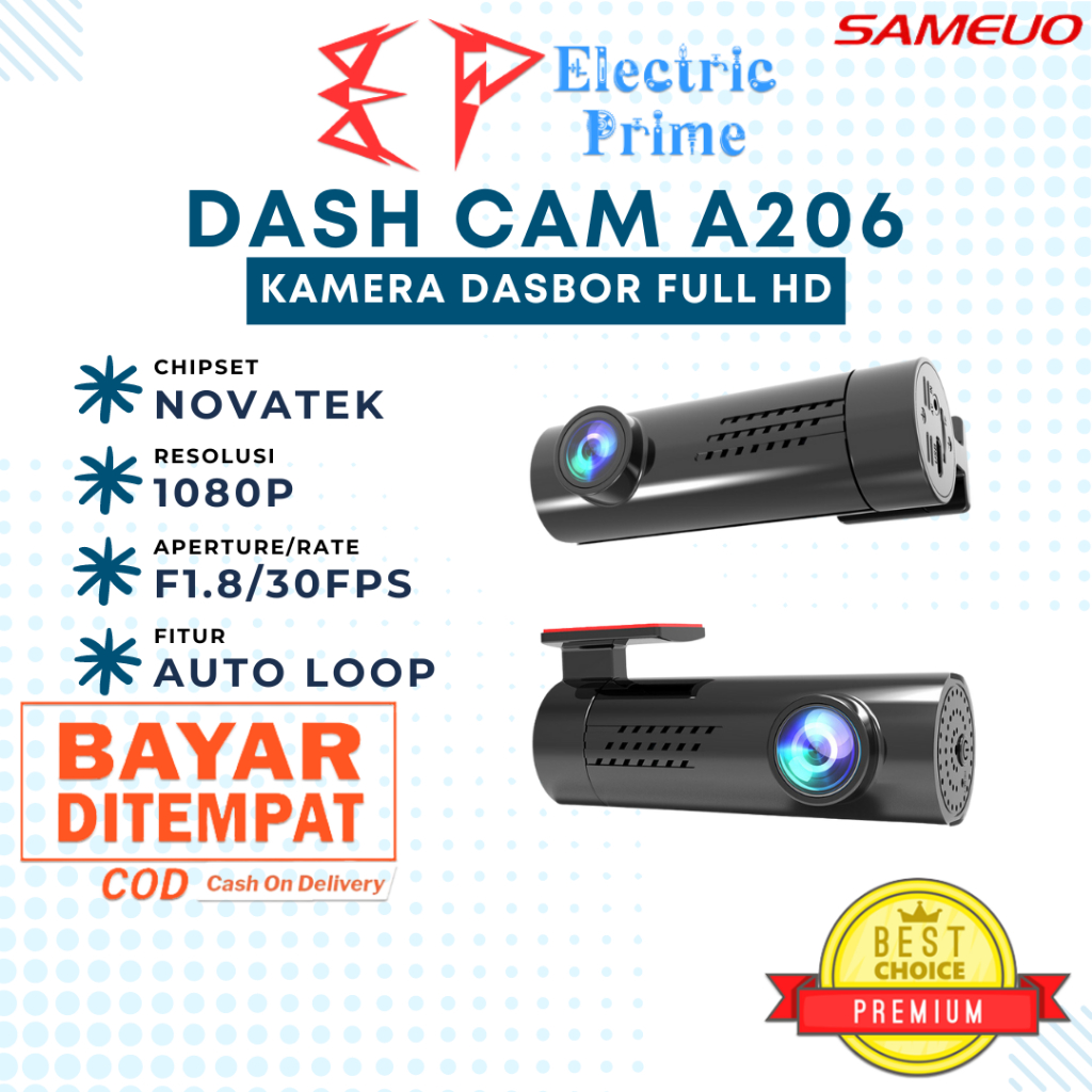 Jual Dash Cam WiFi 1080P Full HD Night Vision Kamera Dashboard Parkir ...