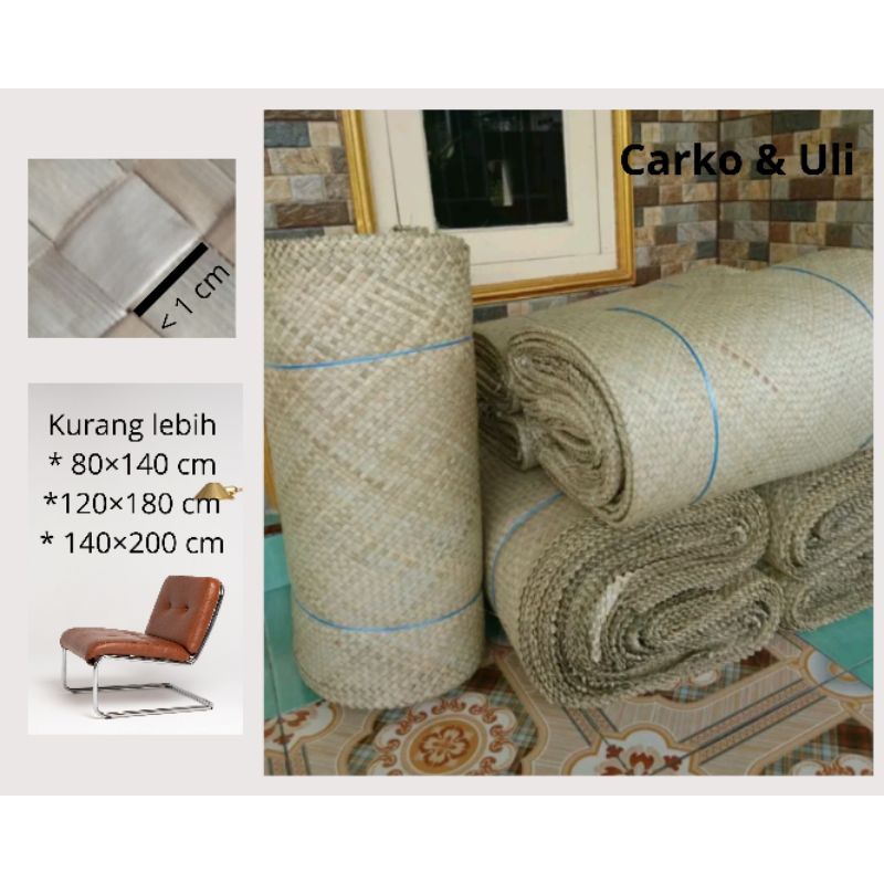 Jual Tikar Samak kurang lebih 120×180cm, 80×150cm, 140×200cm Pandan ...