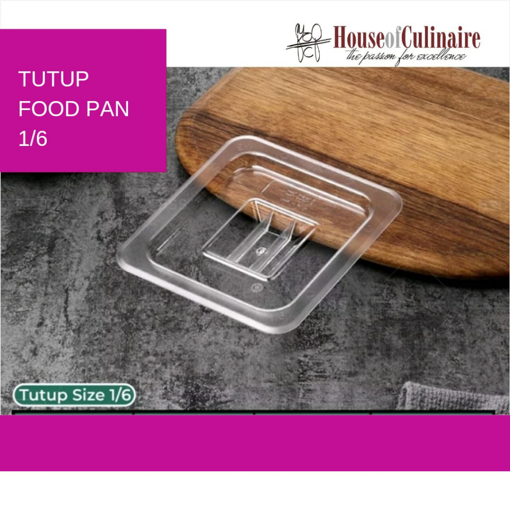 Jual Tutup Food pan Polycarbonate 1/6 Tutup Cover Gastronom PC Plastik ...