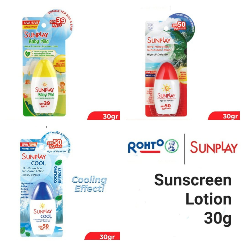 Jual SUNPLAY Sunscreen Lotion 30g | Shopee Indonesia