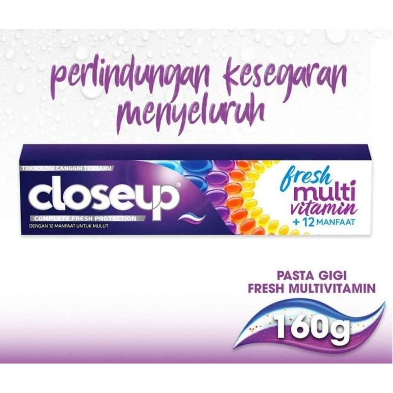 Jual Close up fresh multivitamin pasta gigi 160gr | Shopee Indonesia