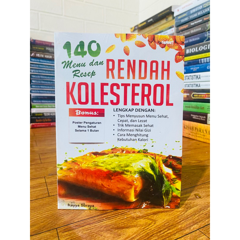 Jual T.B.S.I. BUKU 140 MENU DAN RESEP RENDAH KOLESTEROL | Shopee Indonesia