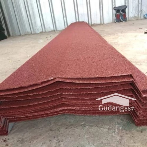 Jual Nok Spandek Pasir 0,3mm / Talang Jurai 3m / Talang Spandek / Nok ...