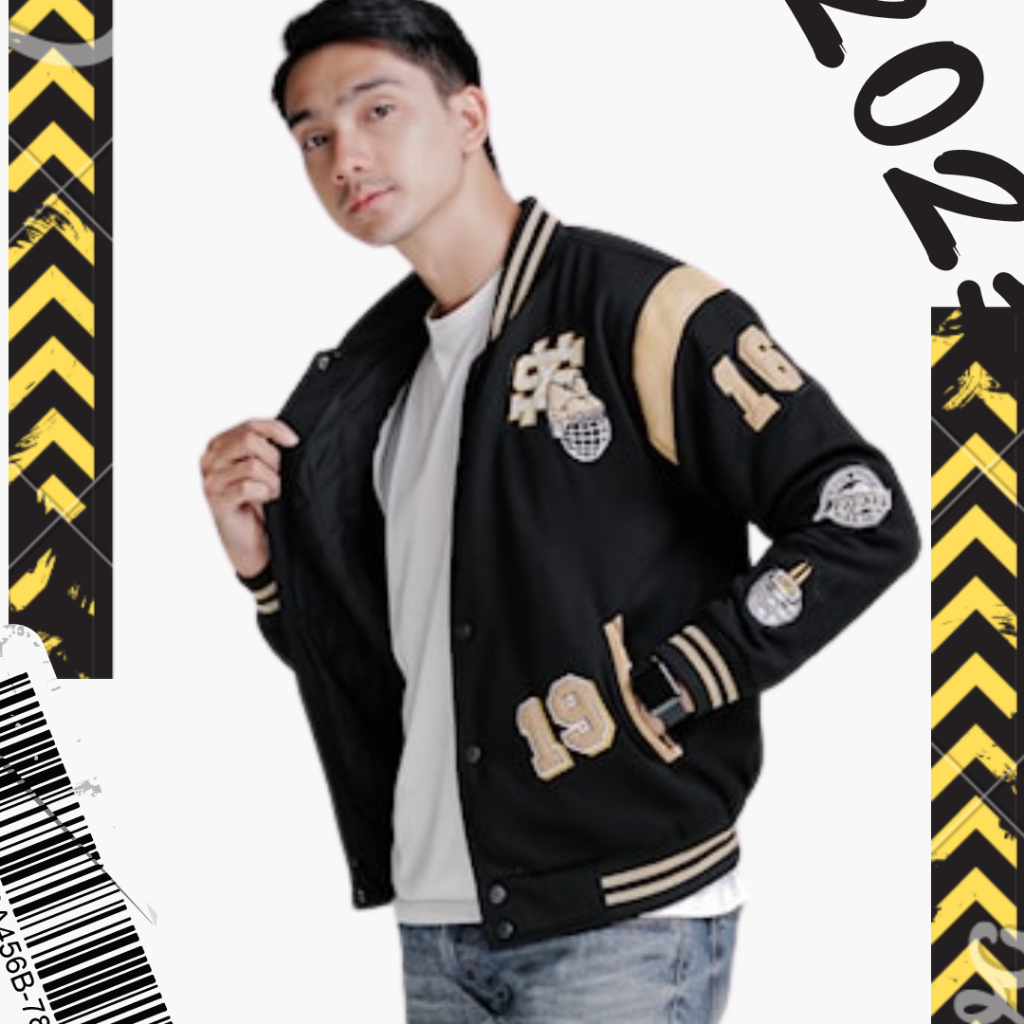 Jual Jaket Pria Cowok Laki Laki Baseball Varsity Jacket Touring Sunmori ...