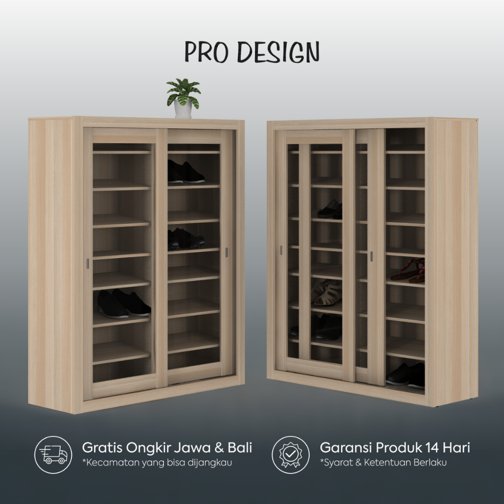 Jual Pro Design Melinda 150 Rak Sepatu / Rak Buku / Rak Serbaguna ...