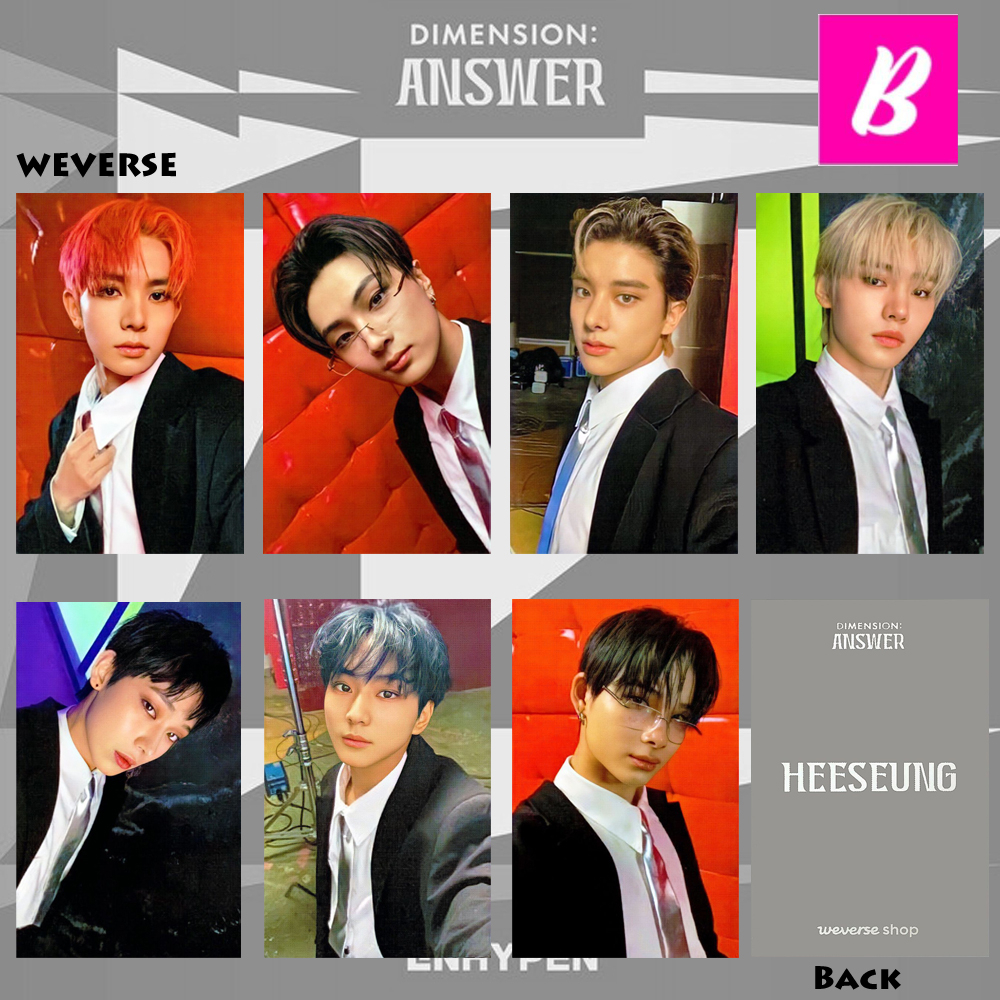 Jual ENHYPEN DIMENSION : ANSWER ALBUM WEVERSE PHOTOCARD UNOFFICIAL ...