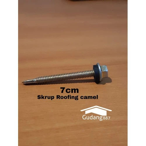 Jual Baut Roofing Camel 7cm / Baut Spandek / Mur Spandek per pcs ...