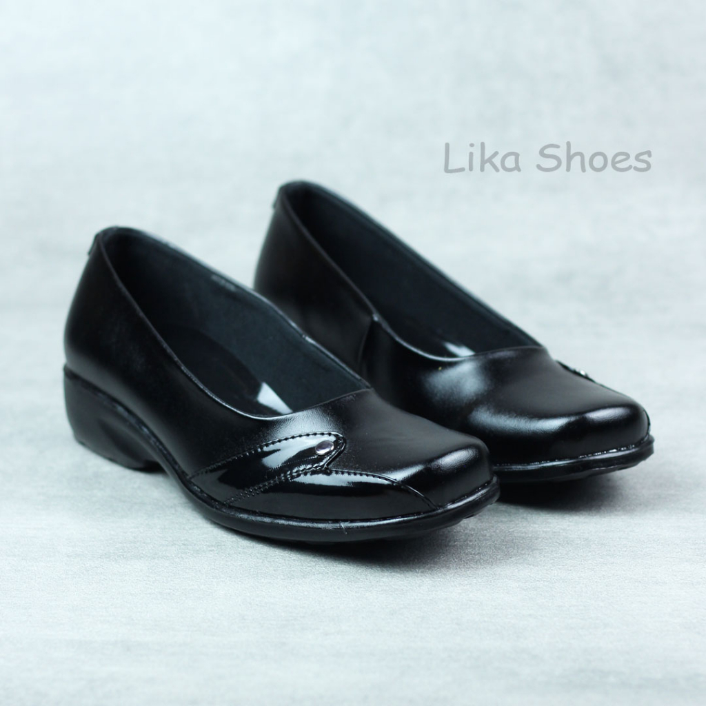 Jual Sepatu Pantofel Wanita Kerja Formal Hitam Ringan Nyaman Dipakai ...