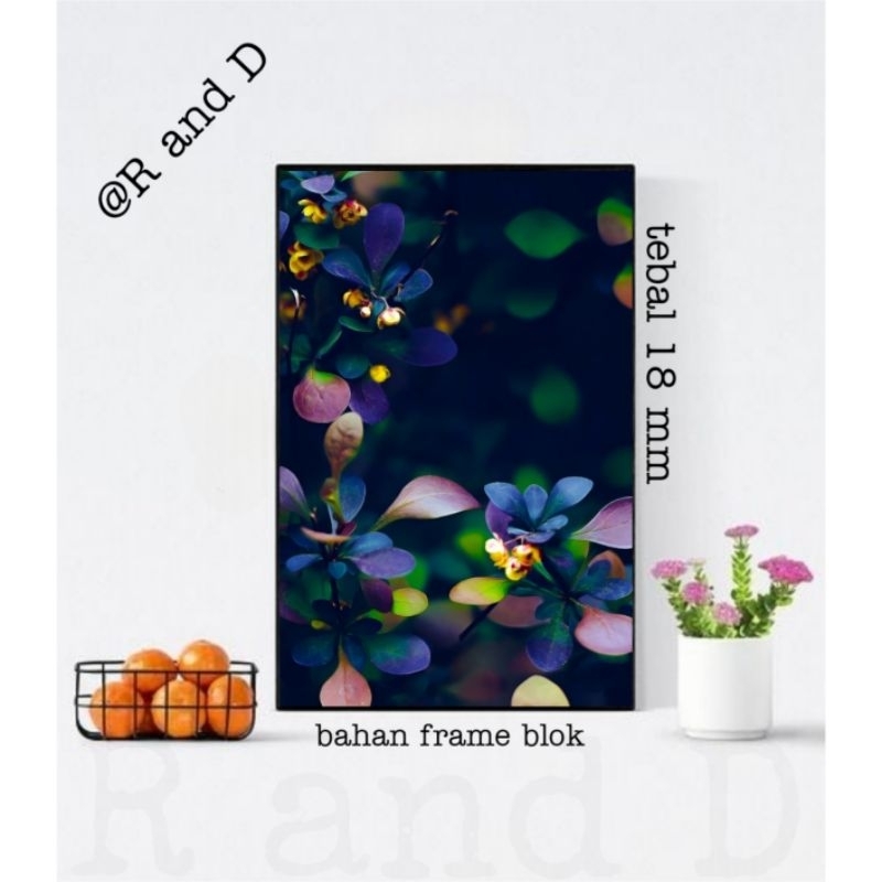 Jual Hiasan Dinding Bunga Anggrek Ukuran 47x31 Dekorasi Dinding Gambar ...