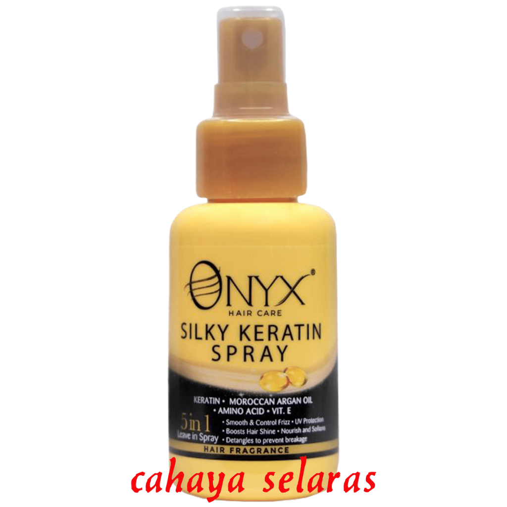 Jual SILKY KERATIN SPRAY ONYX 50ML | KERATIN CAIR TANPA BILAS | Shopee Indonesia