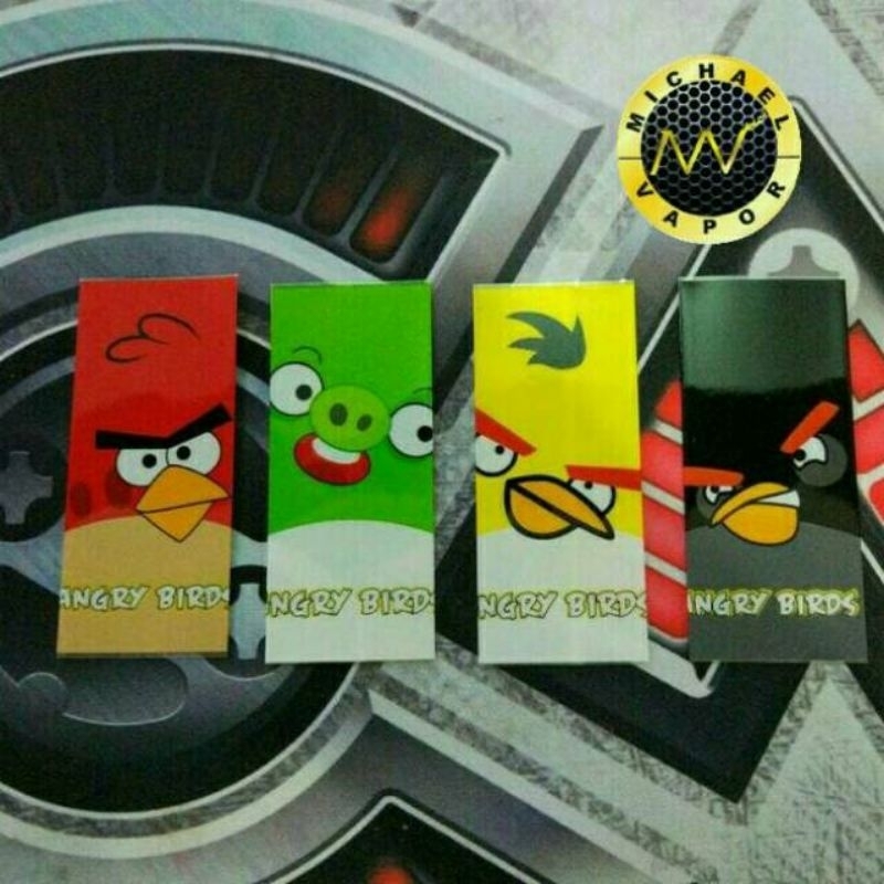 Jual Battery Wrap 18650 Angry Bird PVC Plastik Cover | Shopee Indonesia
