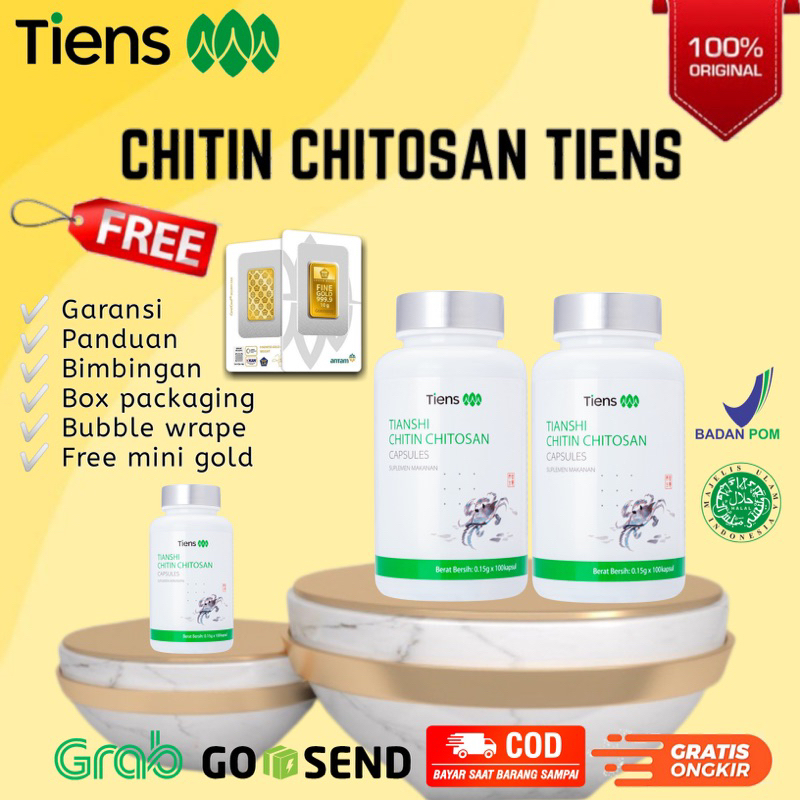 Jual CHITIN CHITOSAN TIENS / PELANGSING BADAN AMPUH / ORIGINAL TIANSHI ...