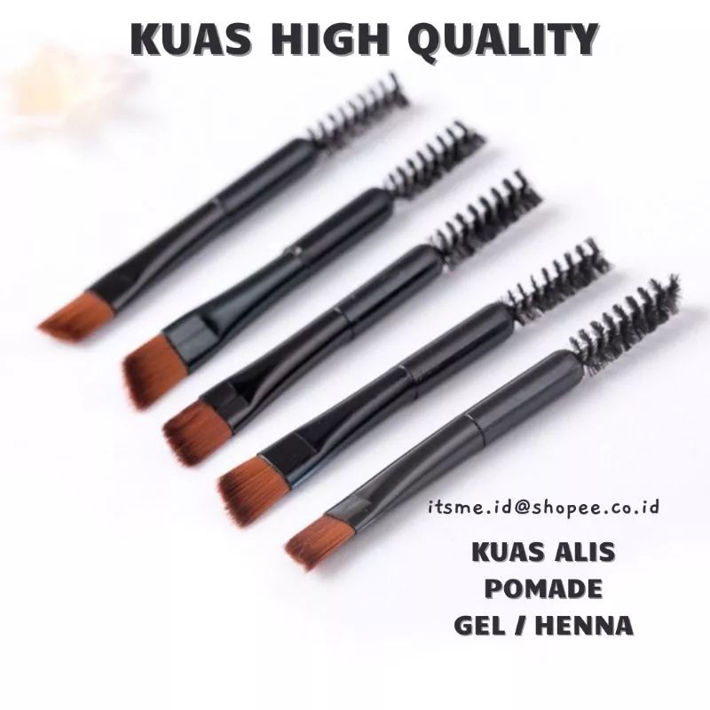 Jual 𝗞𝗨𝗔𝗦 𝗔𝗟𝗜𝗦 𝗛𝗘𝗡𝗡𝗔 / 𝗘𝗬𝗘𝗕𝗥𝗢𝗪 𝗕𝗥𝗨𝗦𝗛 5,5 𝗖𝗠 | Shopee Indonesia