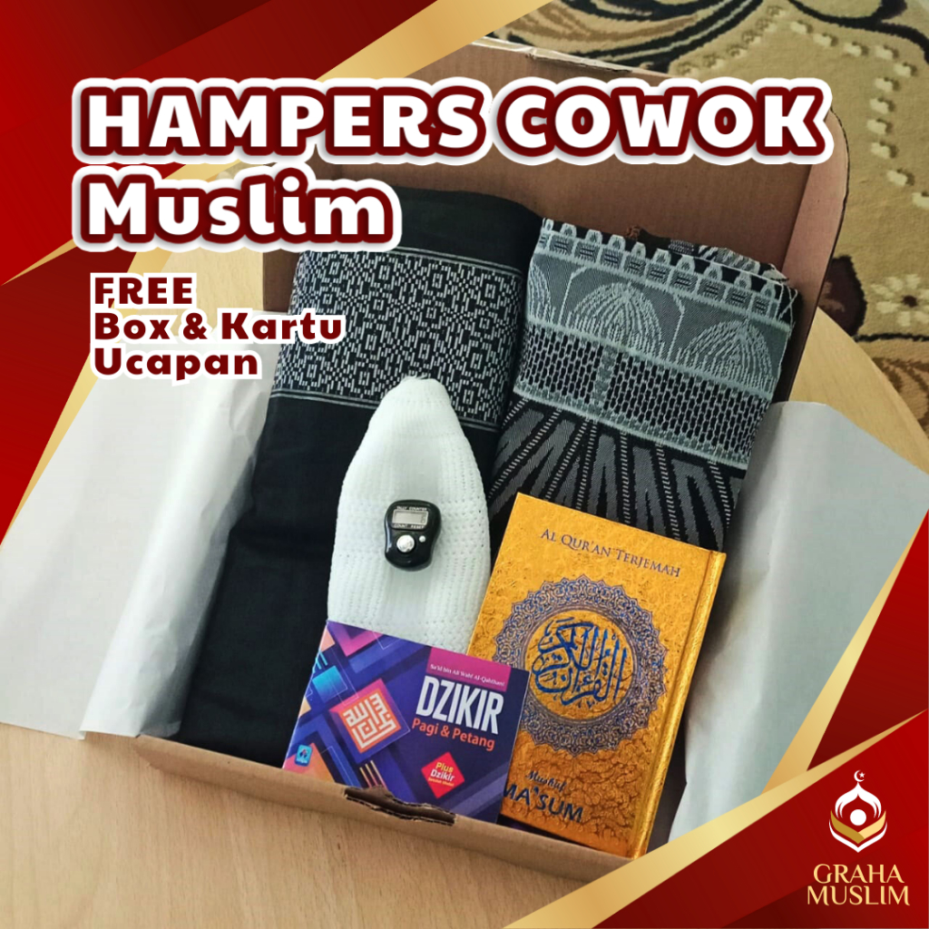Jual Hampers Alat Sholat Sajadah Sarung Baju Koko Cowok Muslim ...