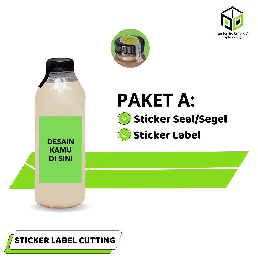 Jual Paket Cetak Stiker Label Untuk Branding Kemasan Botol Minuman ...