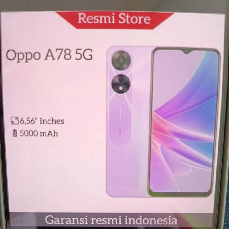 Jual Smartphone Oppo A78 5G 8Gb/128GB | Shopee Indonesia