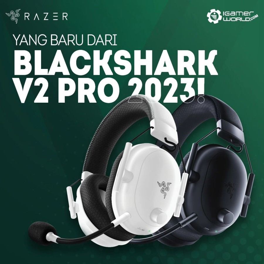 Jual Razer Blackshark V2 Pro 2023 Wireless 2.4GHz Gaming Headset | Shopee Indonesia