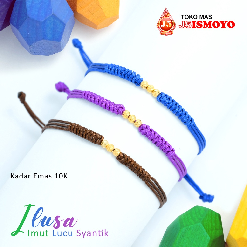 Jual Gelang Emas Tali Ilusa J5 Ismoyo | Shopee Indonesia