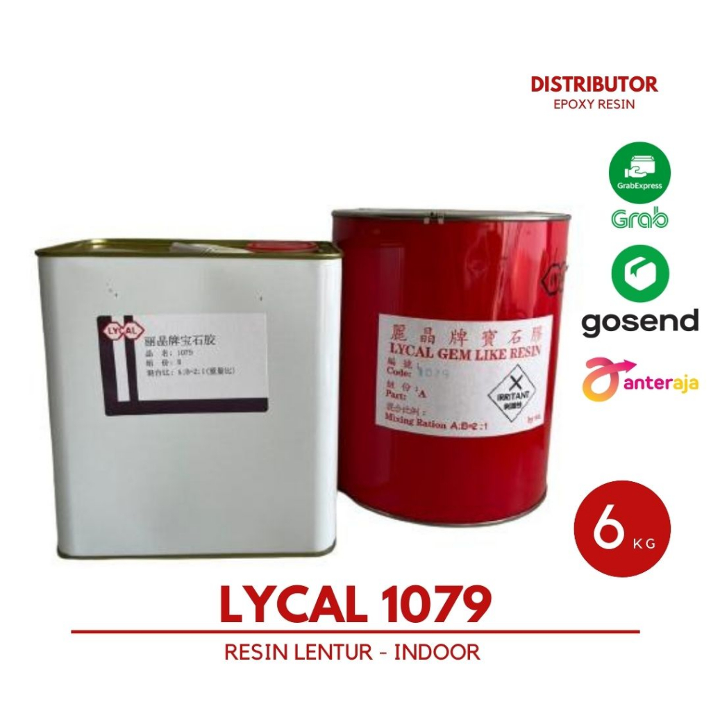 Jual Resin bening Lycal (Lentur) dgn Katalis - Lycal 1079 - 6 kg kurir ...