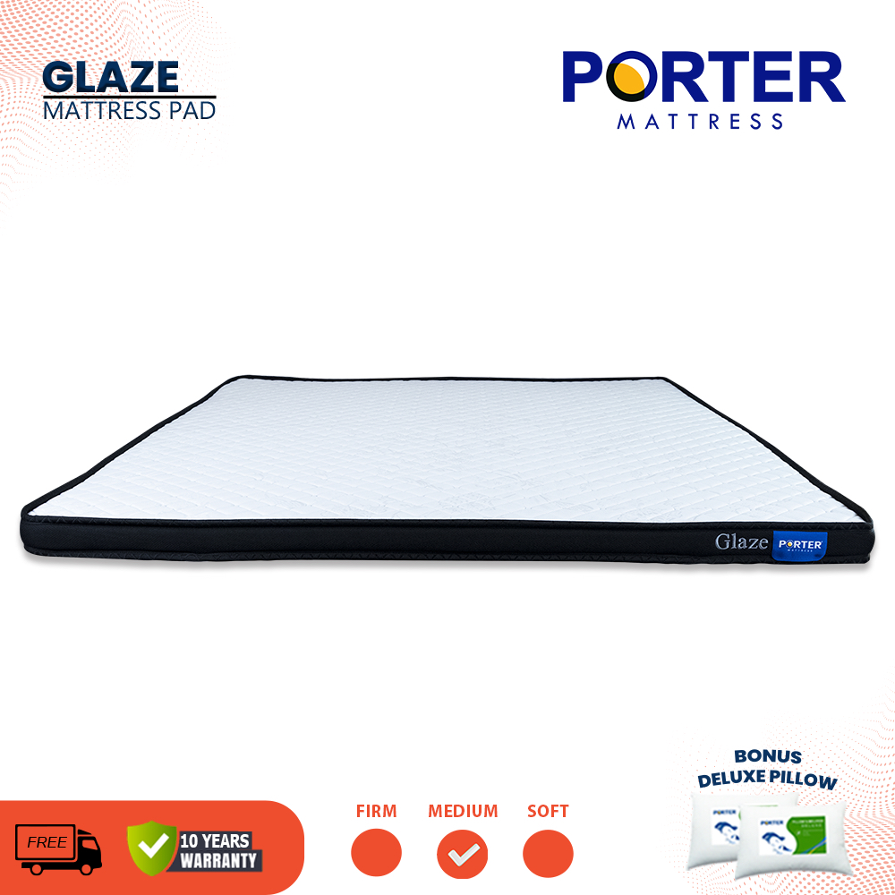 Jual PORTER Topper Mattress/ Rebounded Topper - Glaze 6 cm | Shopee ...