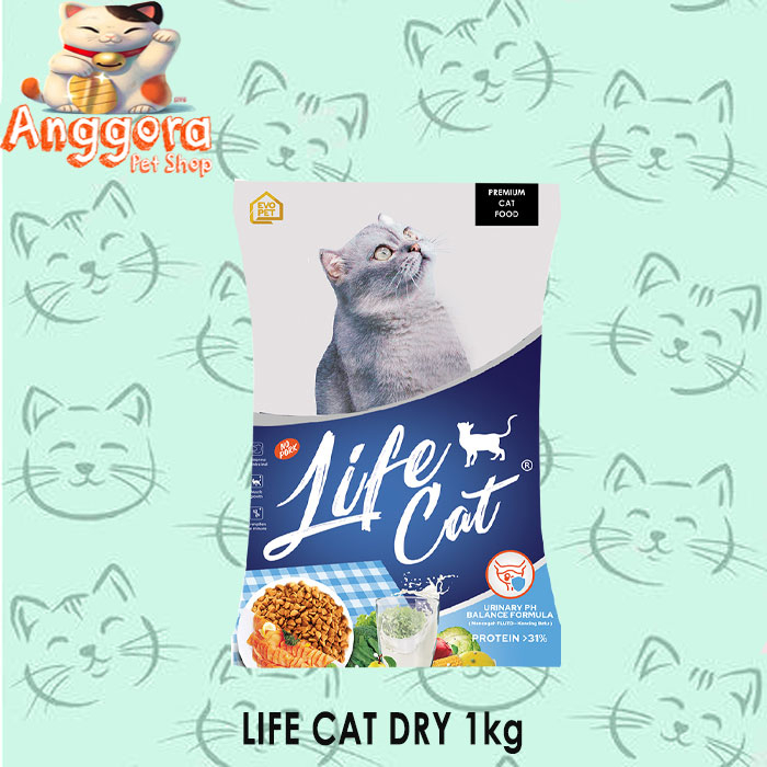 Jual Makanan Kucing Kering Premium LIFE CAT DRY 800gr / LIFE CAT DRY ...