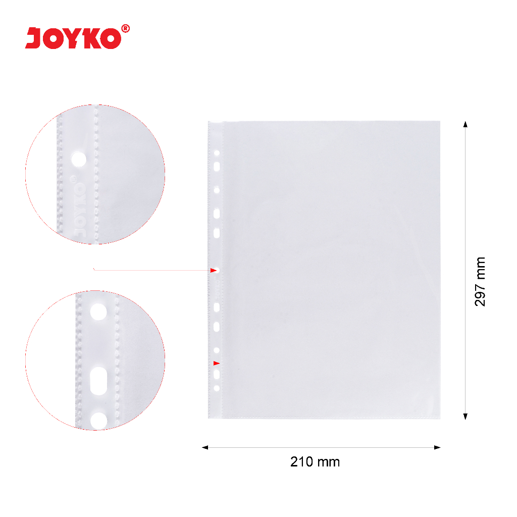 Jual Joyko Sheet Protector A4 F4 / Plastik PP Pocket A4 F4 Joyko Folio ...