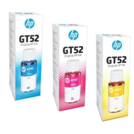 Jual Tinta HP GT52 | GT 52 Colour 1 Set Original Ink Advantage (C,M,Y ...