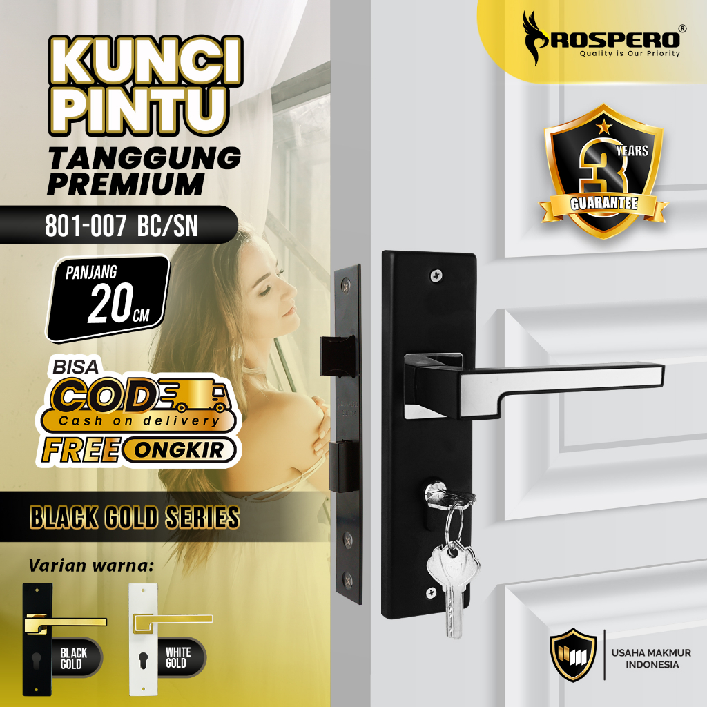 Jual PROSPERO Kunci Handle / Gagang Pintu Tanggung Minimalist Stainless Doff Premium / Gagang ...