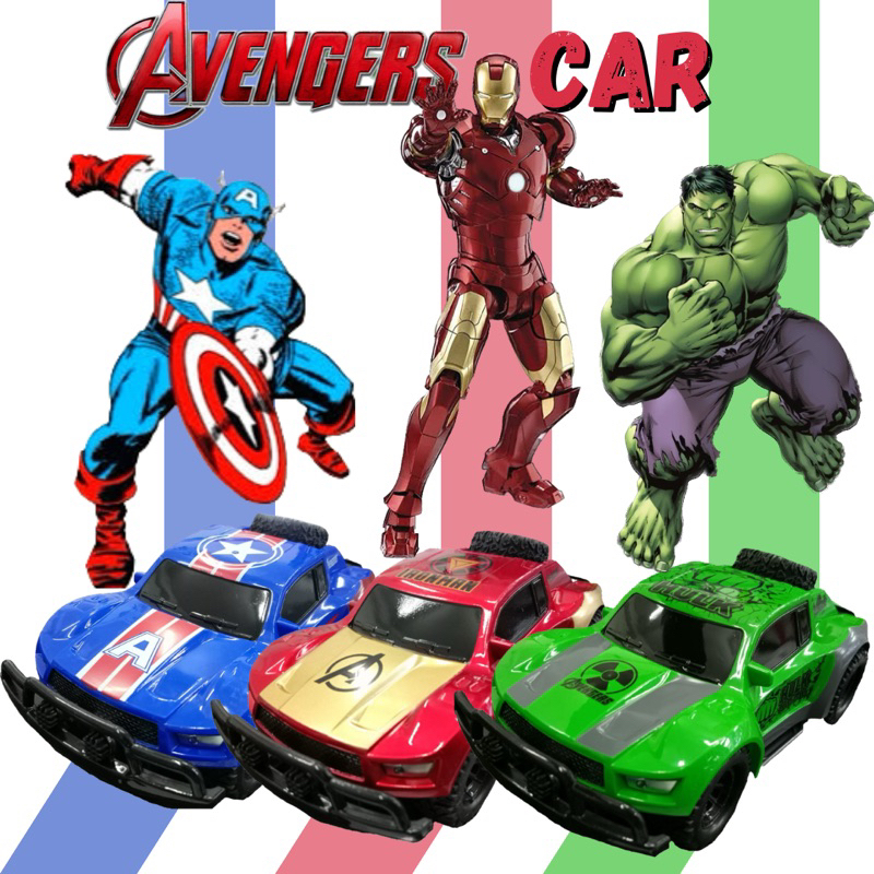 Jual Avangers Car Remote Control RC Iron Man Hulk Captain America ...