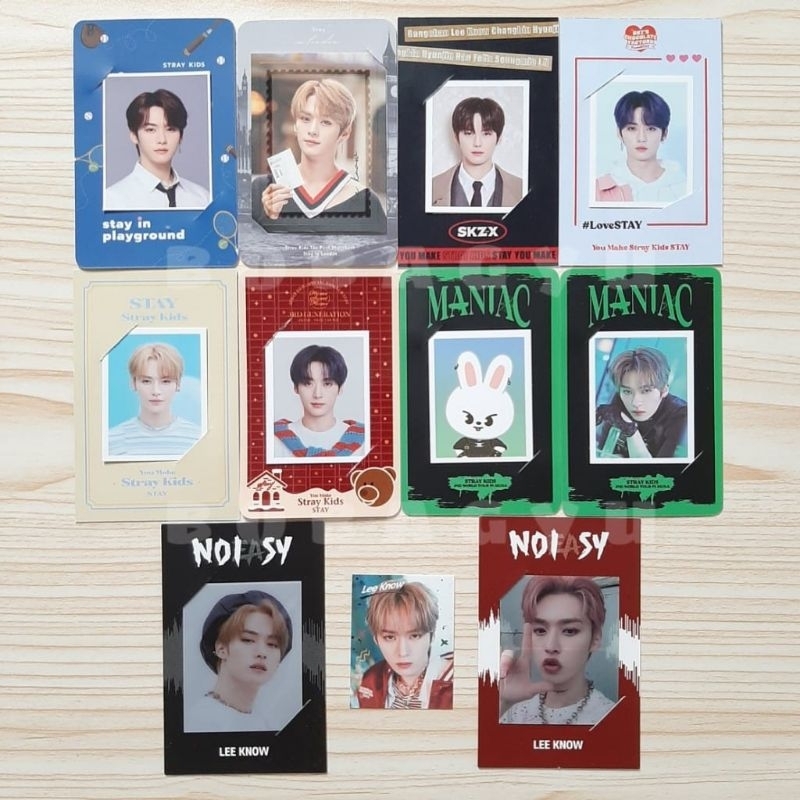 Jual STRAY KIDS SKZ LEE KNOW LINO STAY IN PLAYGROUND SIP LONDON SIL ...