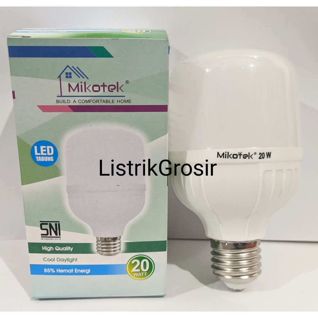 Jual MIKOTEK Lampu Led Kapsul Capsul Bohlam Tabung 20W 20 Watt T Bulb | Shopee Indonesia
