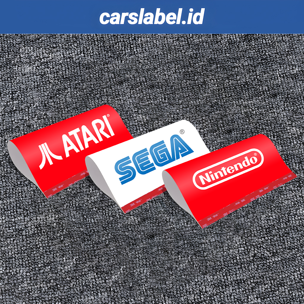 Jual NINTENDO - Label Tag Mobil - Variasi Penutup Pintu Bagasi - Hiasan ...