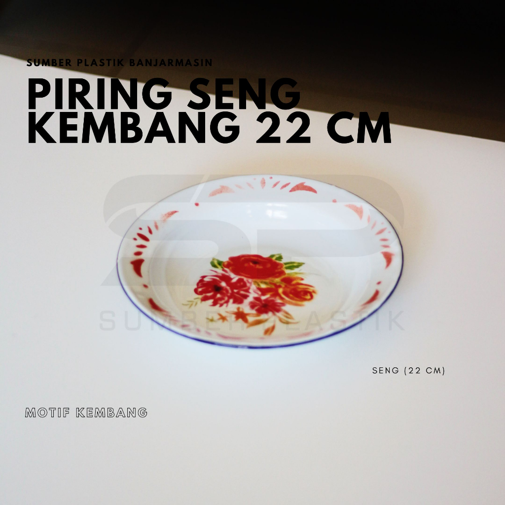 Jual Piring Seng Jadul Motif Kembang Piring Lepek Seng RRT Piring ...