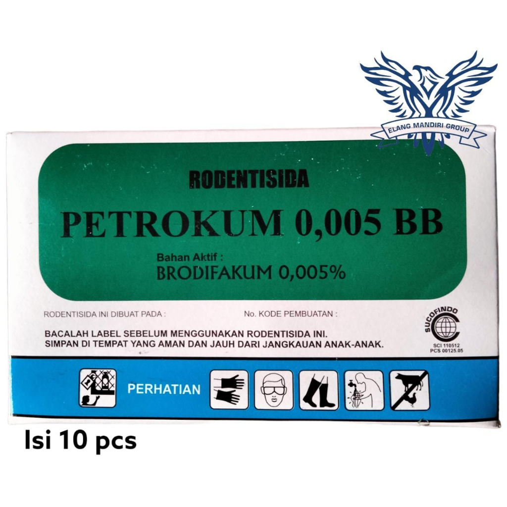 Jual 1 Kotak PETROKUM 0,005 BB Isi 1 kg Rodentisida Racun Tikus ASLI ...