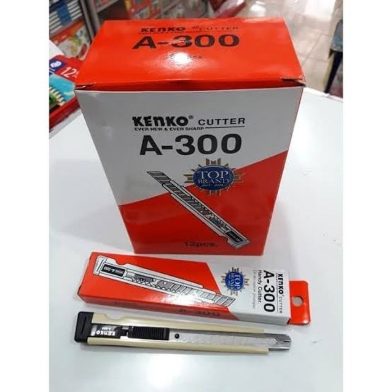 Jual Cutter Kecil Pisau Kenko A300 (12 PCS) | Shopee Indonesia