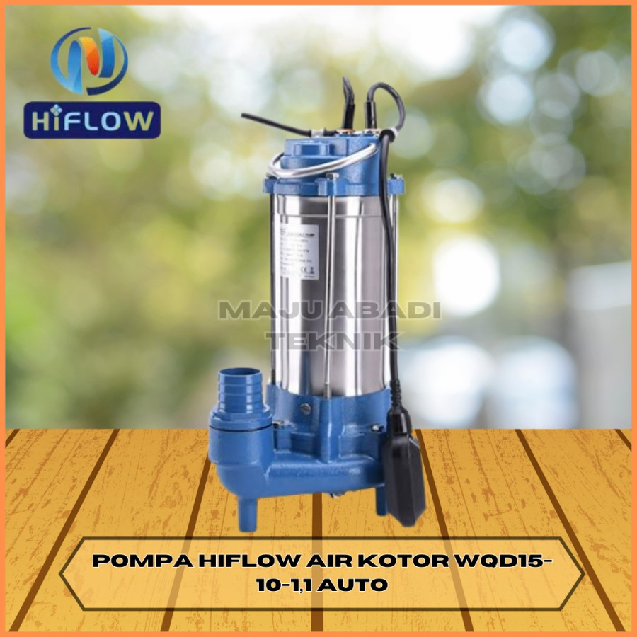 Jual Pompa Celup Hiflow Air Kotor WQD15-10-1,1 AUTO 1100W 1,5HP 2 ...