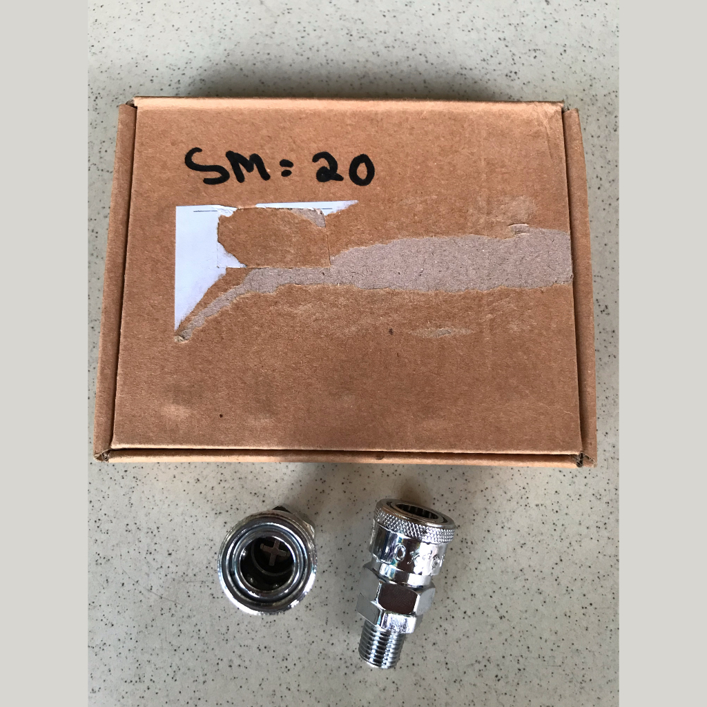 Jual Coupler SM 20 Nepel Air Quick Coupler Plug Alat Konektor Kompresor ...