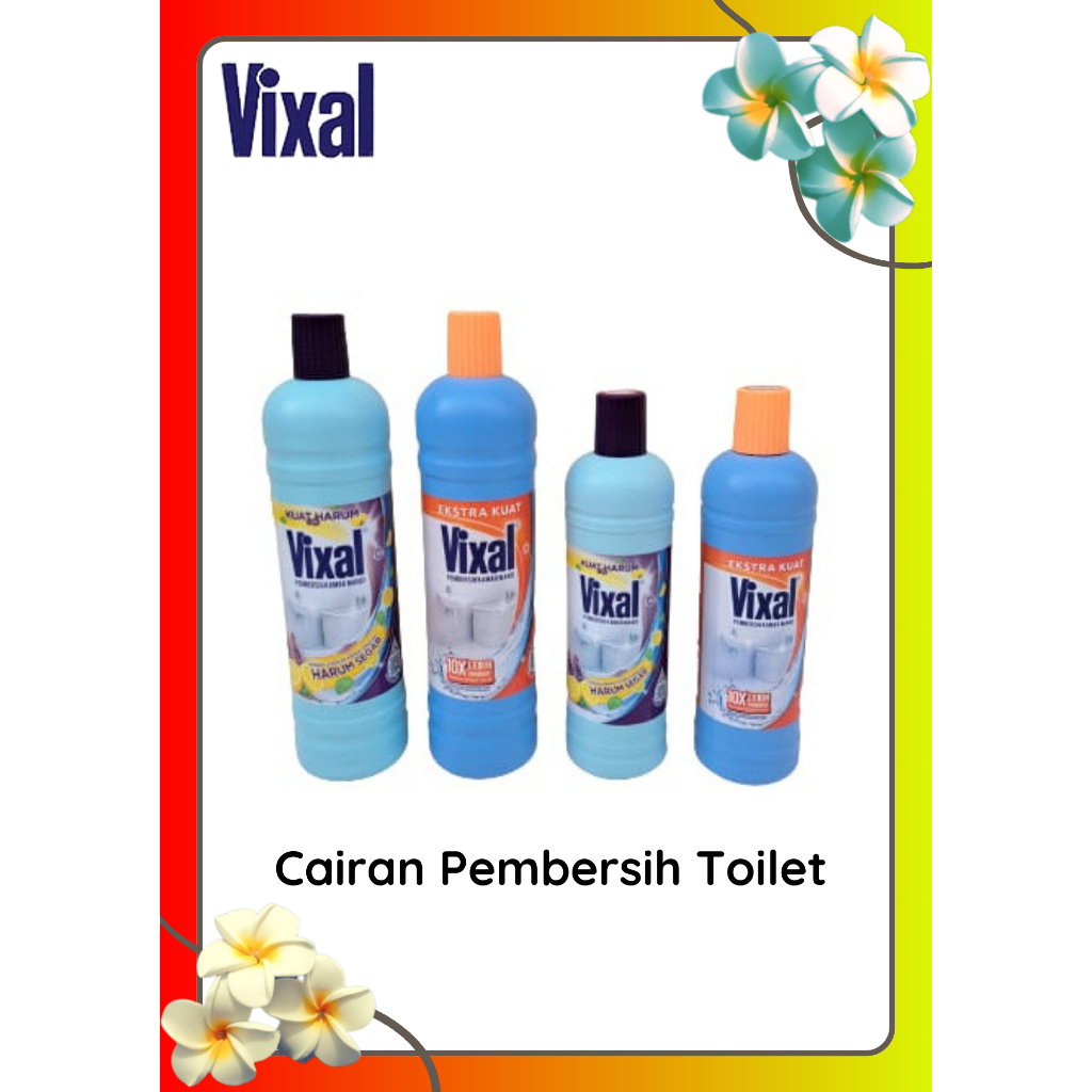 Jual VIXAL Botol Cairan Pembersih Toilet Bowl Kamar Mandi 470ml & 750ml ...
