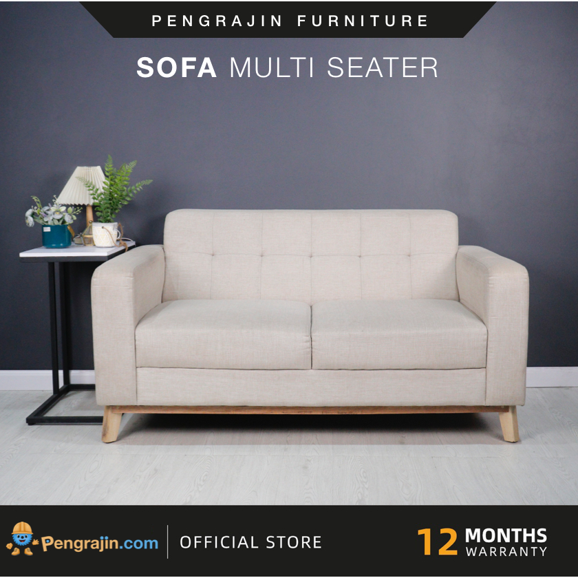 Jual Kursi Sofa busa minimalis Square Arm Settee Pengrajin | Shopee Indonesia