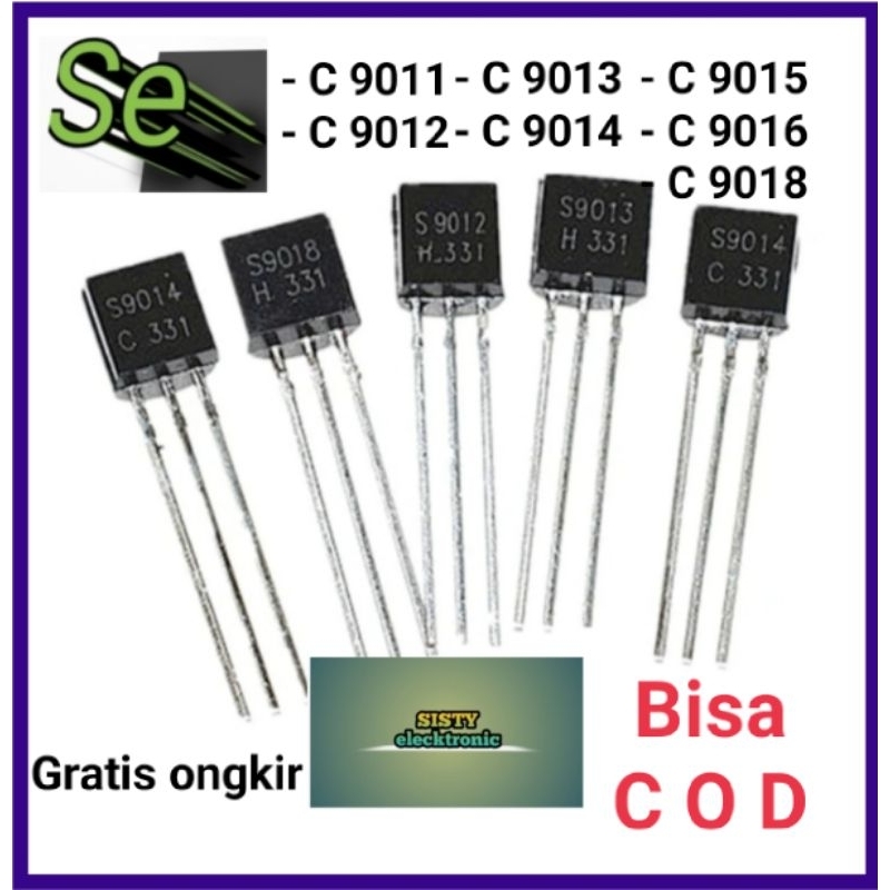 Jual Transistor TR C 9011 C 9012 C 9013 C 9015 C 9016 C 9018 | Shopee ...