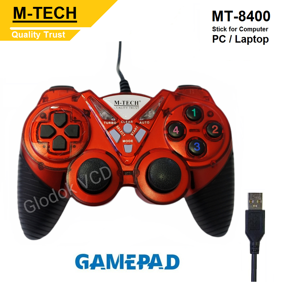 Jual M-Tech Gamepad Stick Single Turbo MT-8400 Stik Computer Laptop ...
