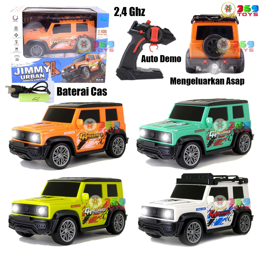 Jual MOBIL RC JIMMY ASAP TURBO SKALA 1:32 RC OFFROAD JEEP SPRAY CHARGER ...